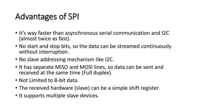Serial Communication - Serial Peripheral Interface | PPT Serial Communication - Serial Peripheral Interface | PPT