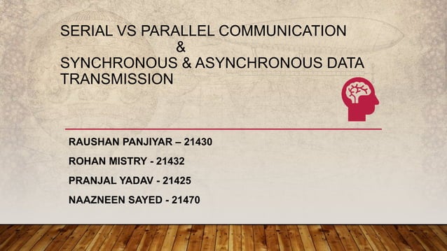 Serial vs Parallel communication & Synchronous and Asynchronous transmission | PPTX | Computer ...