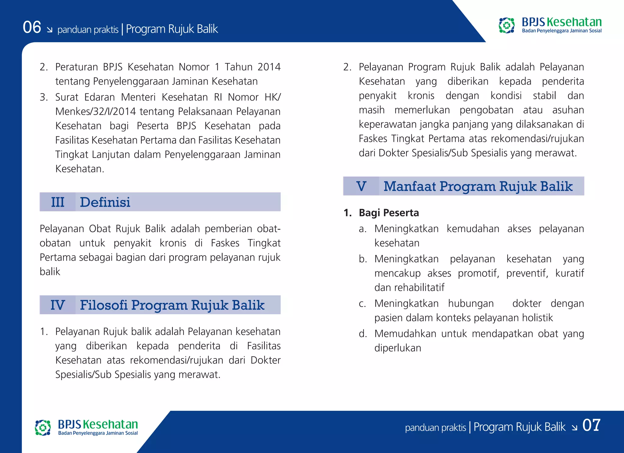 Seri bpjs kesehatan program rujuk balik | PDF