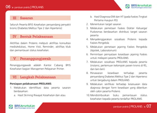 Seri bpjs kesehatan prolanis | PDF