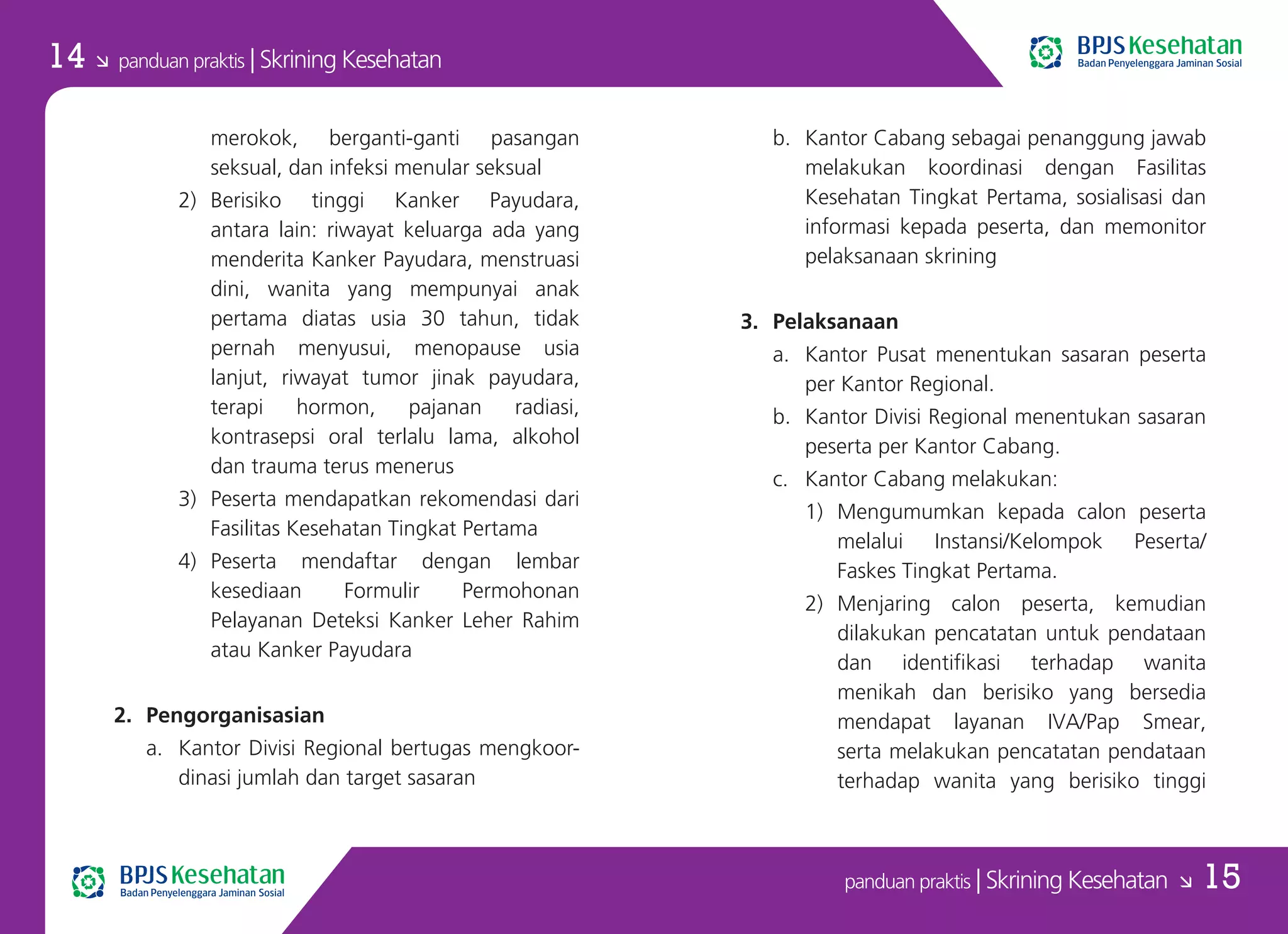 Seri bpjs kesehatan skrining kesehatan | PDF