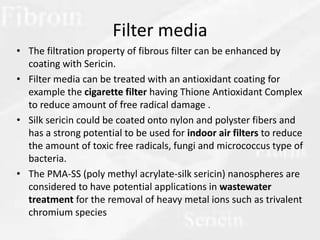 Sericin and its applications in textiles | PPTX