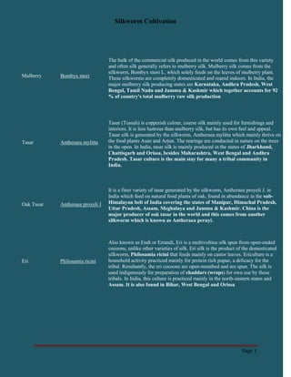 Sericulture | PDF
