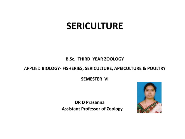 Sericulture | PPT