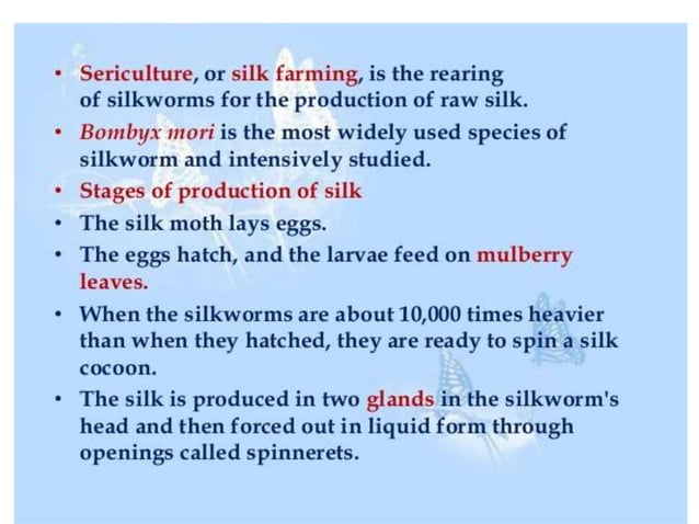Sericulture | PPT