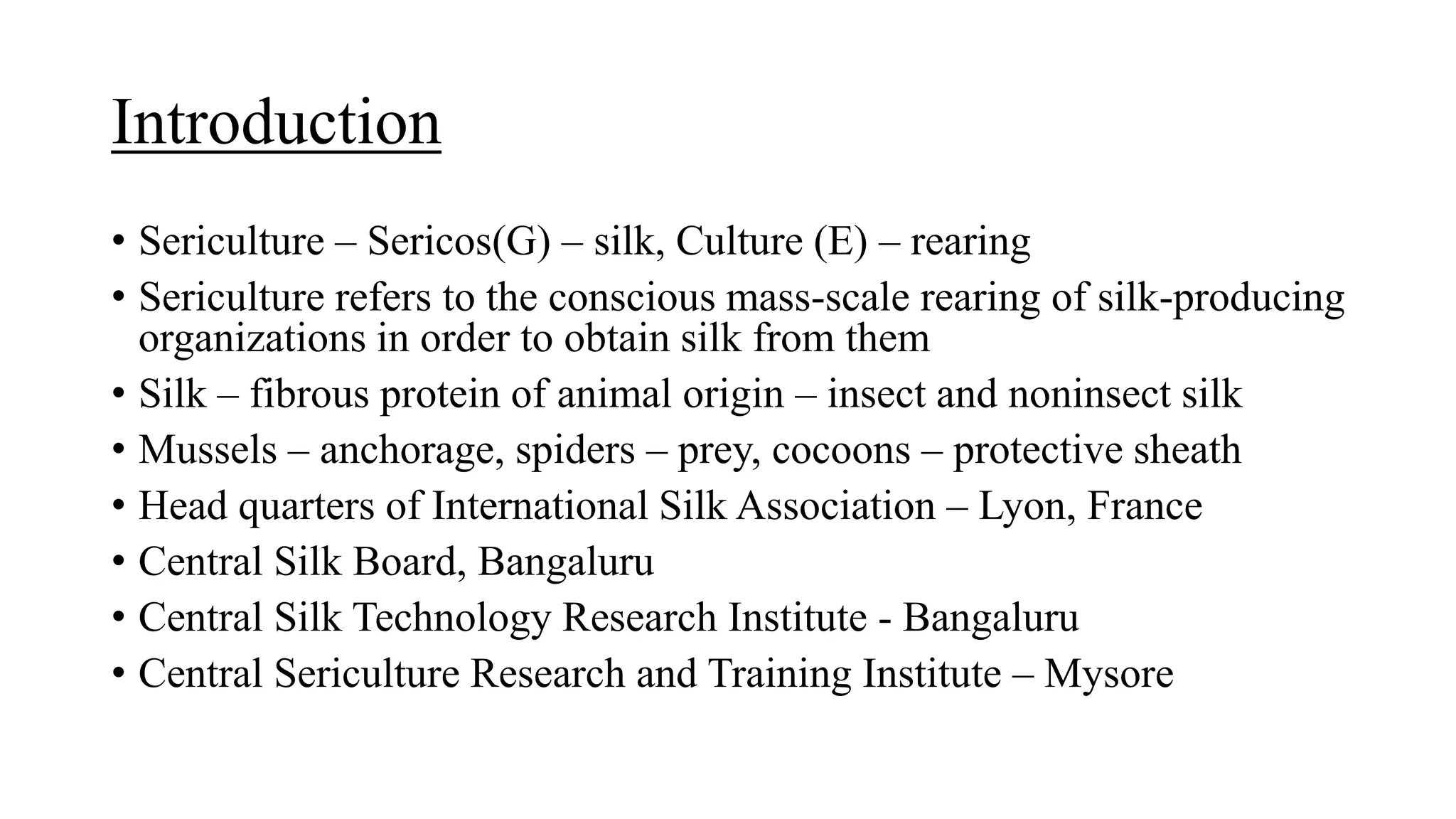 Sericulture notes culturing of different types of silkworm | PDF