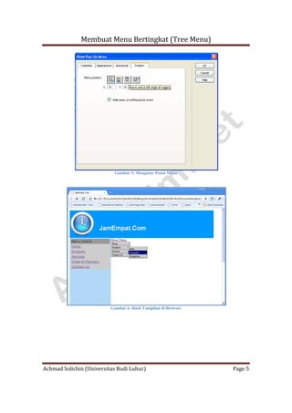 Seri dreamweaver -_membuat_menu_bertingkat_tree_menu | PDF