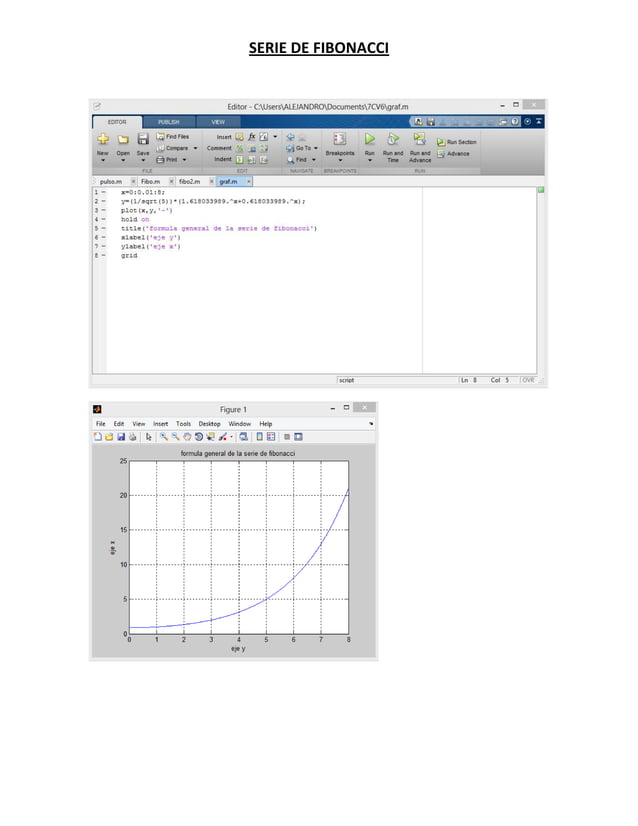 Serie de fibonacci | DOCX