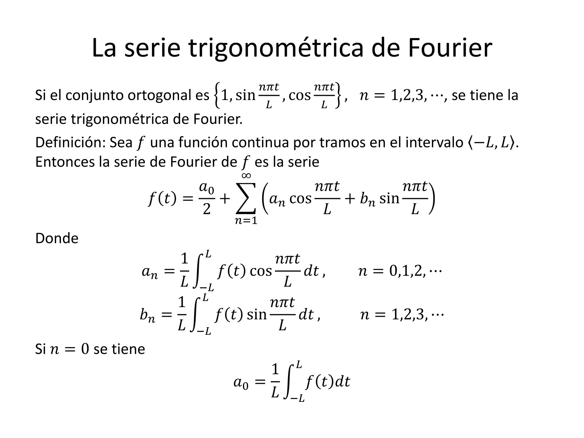 Serie de fourier | PPTX