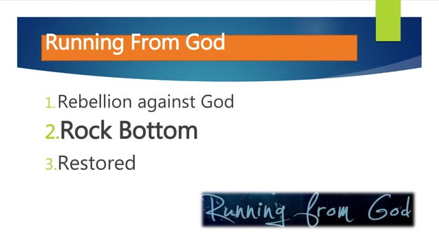Running from God | PPTX