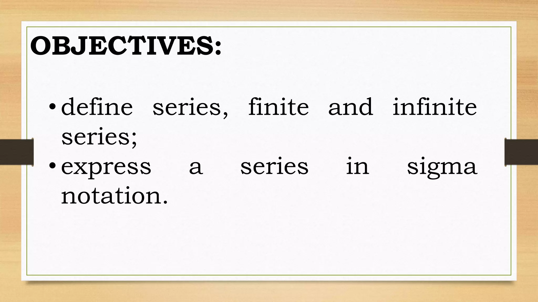 Patterns in Series | PDF