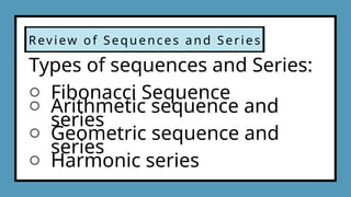 The Summation Notation, Series- Precalculus | PPT