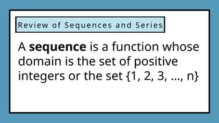 The Summation Notation, Series- Precalculus | PPT