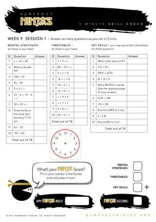 Series a-numeracy-ninjas-skill-book-1-session | PDF