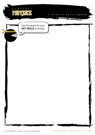 Series a-numeracy-ninjas-skill-book-1-session | PDF