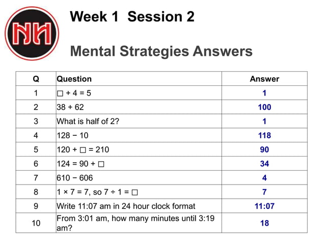 Series a-numeracy-ninjas-skill-book-answers-v5-apr-2016 | PPT