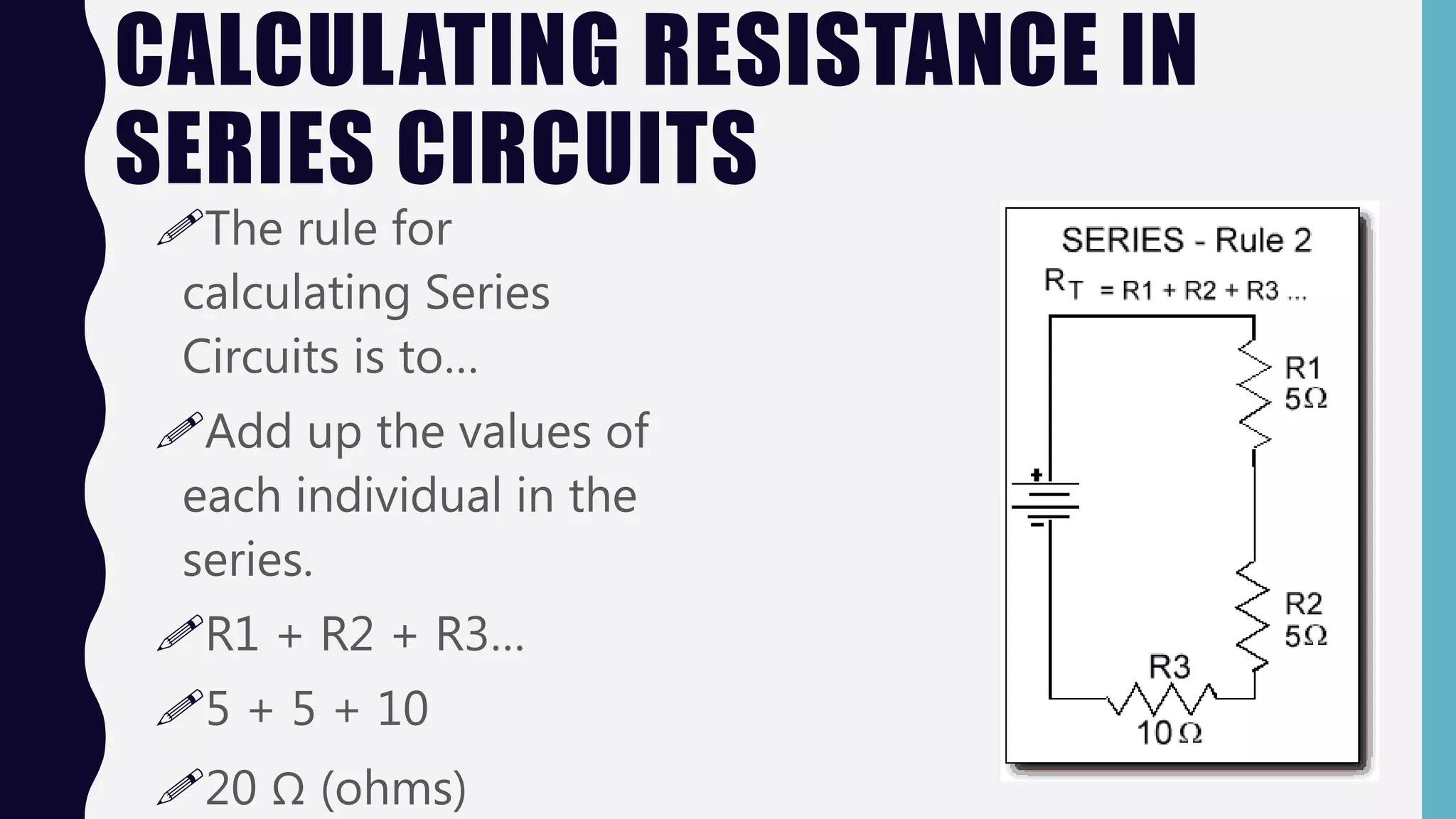 ELECTRONICS 10: SERIES CIRCUIT | PPTX