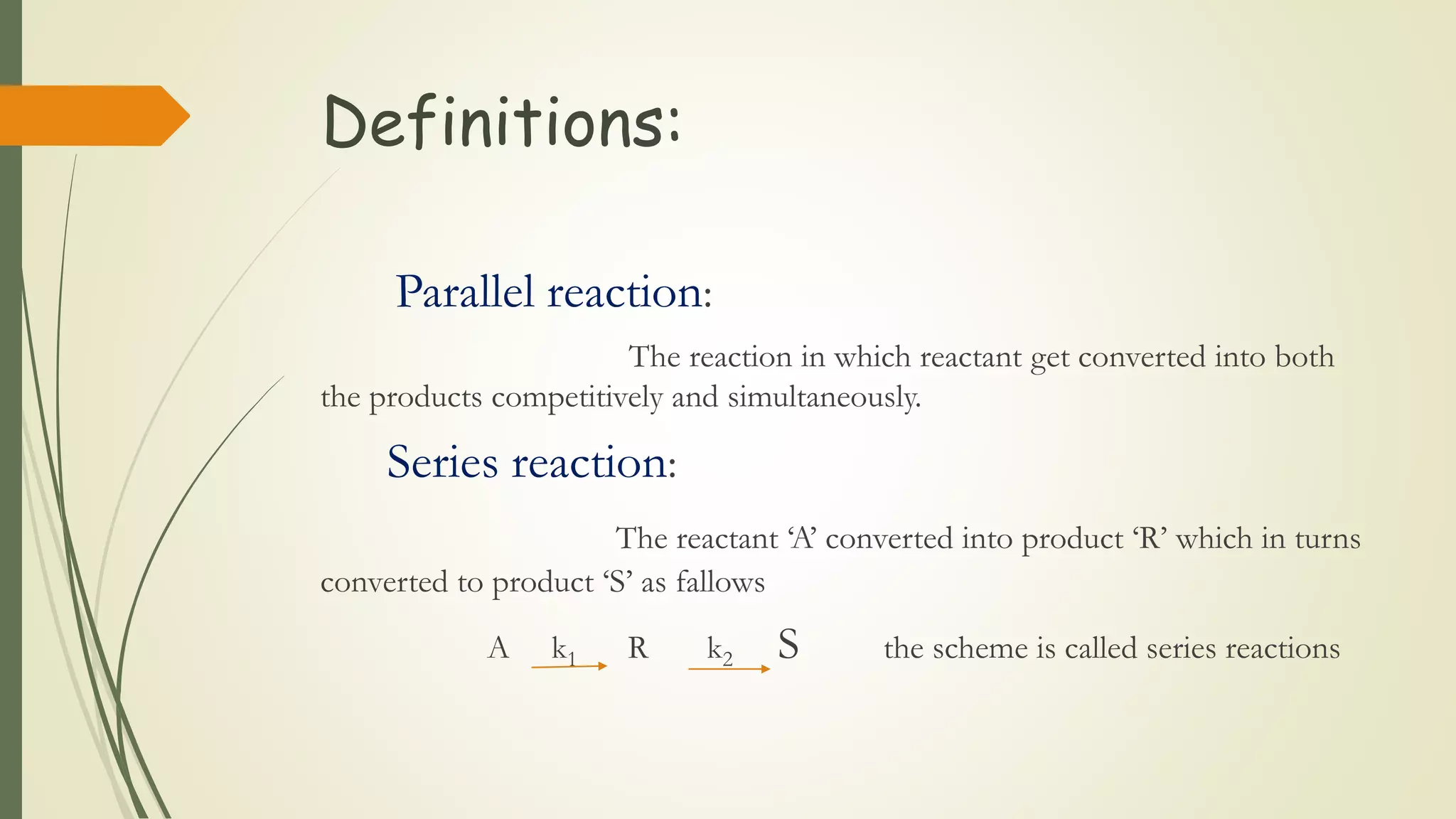 Series parallel reaction (no-24) | PPTX
