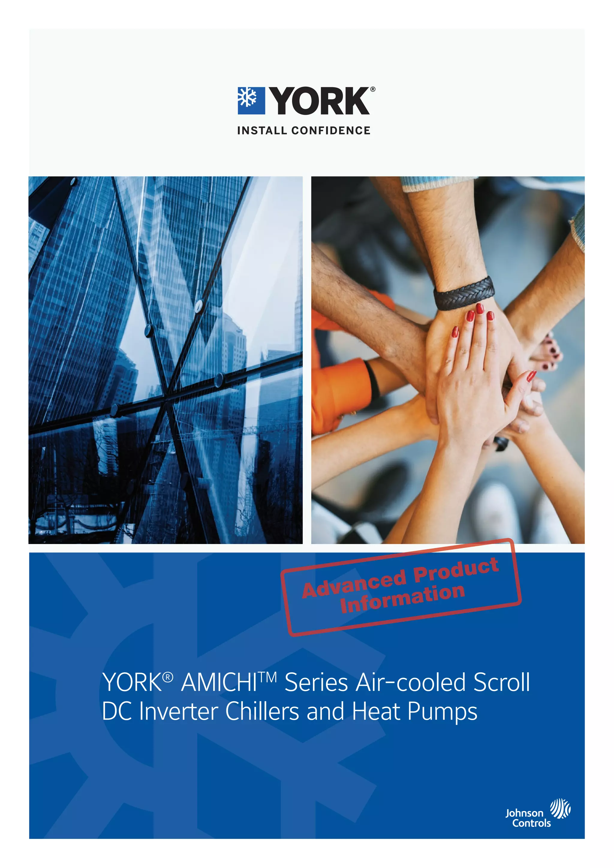 YORK® AMICHI™ Series Air-Cooled DC Inverter Scroll Chillers and Heat ...