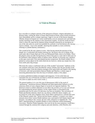 Series 2 truth behind hinduisation of satpanth -d | PDF