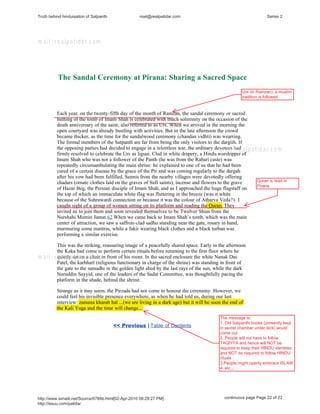 Series 2 truth behind hinduisation of satpanth -d | PDF