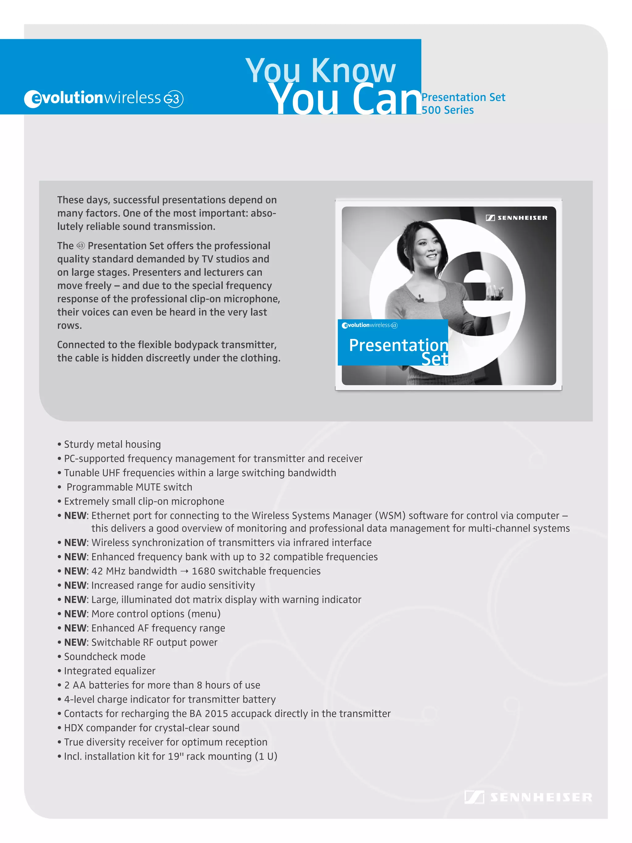 EW500 presentation | PDF