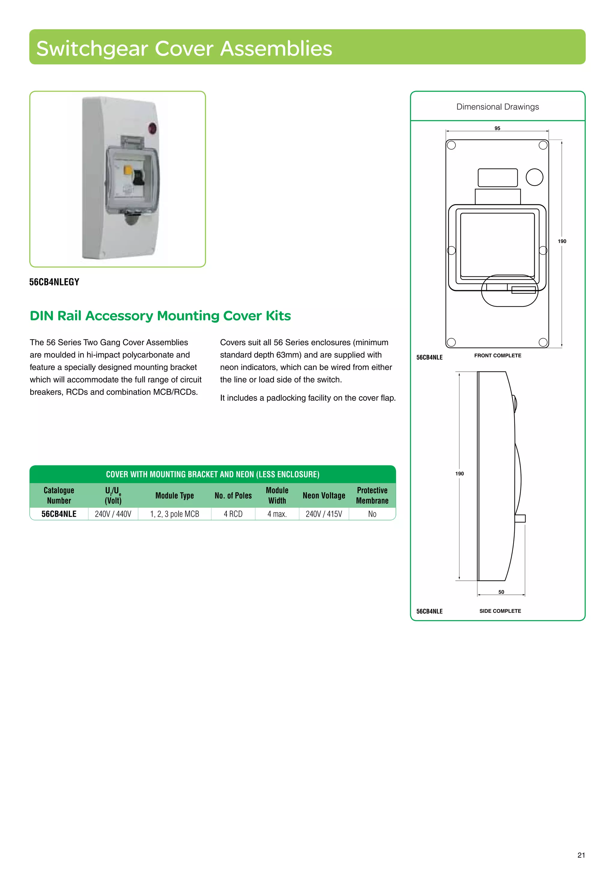 Series 56 industrial switches ip66 schneider clipsal | PDF