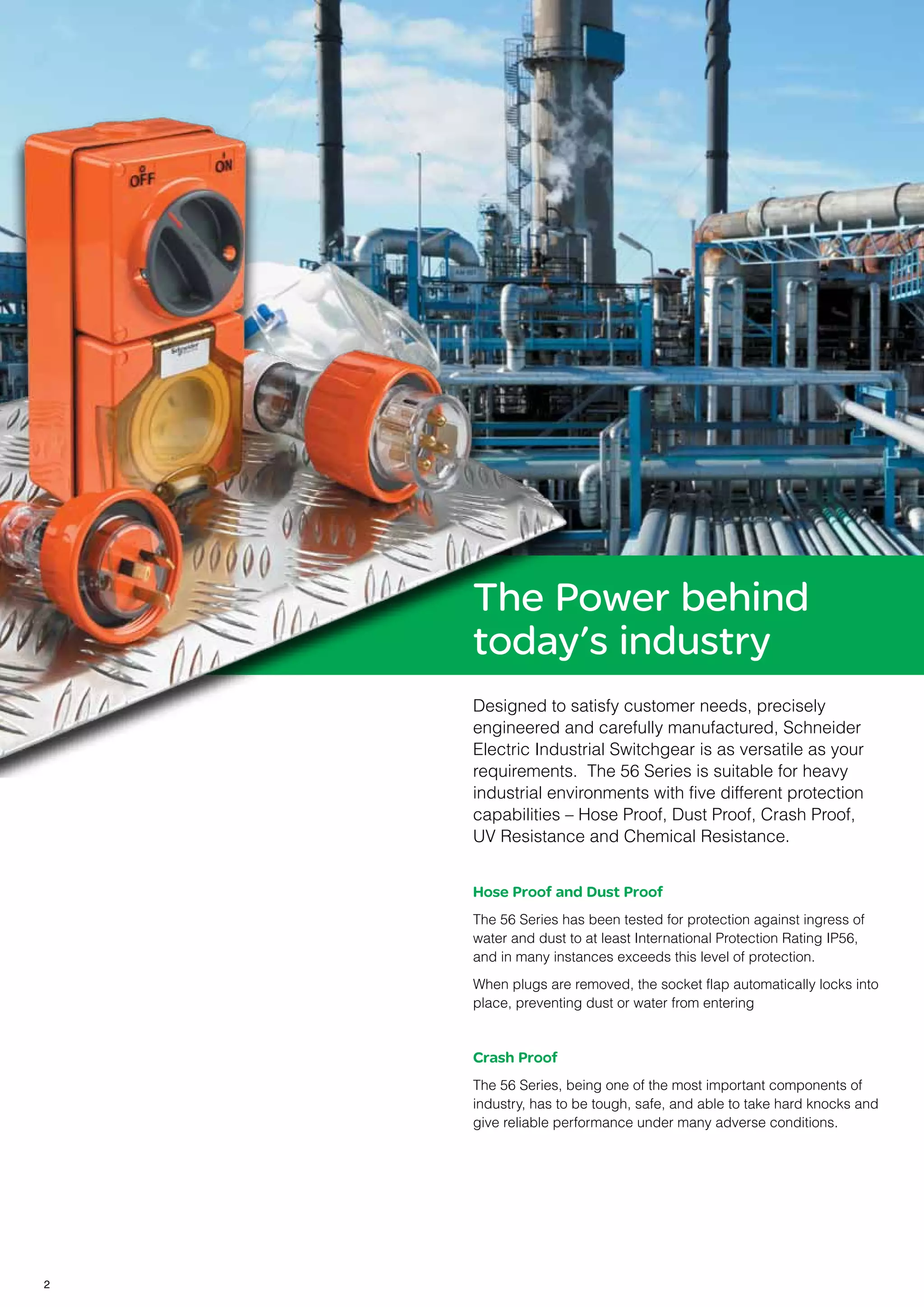 Series 56 industrial switches ip66 schneider clipsal | PDF