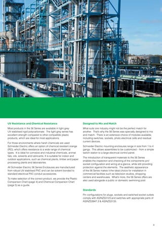 Series 56 industrial switches ip66 schneider clipsal | PDF