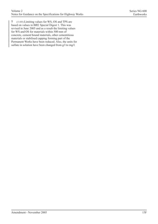 Series Ng 600 Earthworks MANUAL OF CONTRACT DOCUMENTS FOR HIGHWAY Series Ng 600 Earthworks MANUAL OF CONTRACT DOCUMENTS FOR HIGHWAY