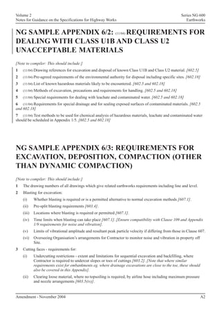 Series 600 specification for earthworks | PDF