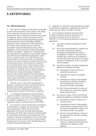 Series 600 specification for earthworks | PDF