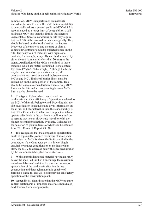 Series 600 specification for earthworks | PDF