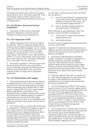 Series 600 specification for earthworks | PDF