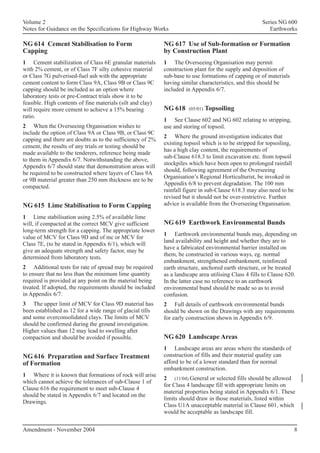 Series 600 specification for earthworks | PDF