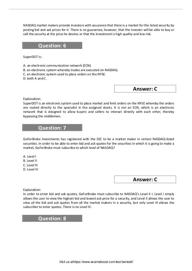 Series6 practice test