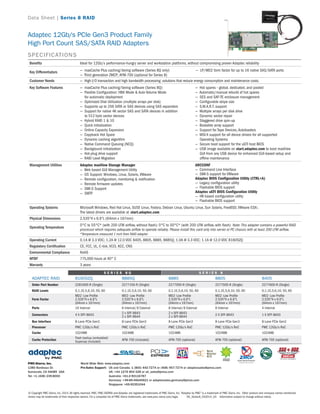 Series 8 RAID Datasheet | PDF