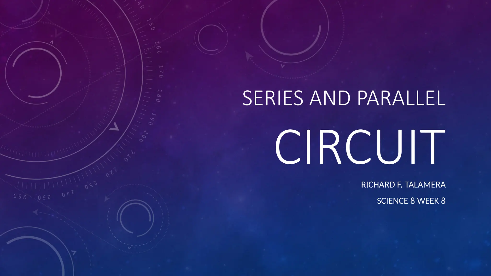 Series And Parallel Circuitpptx Grade 8 Science Pptx Computer