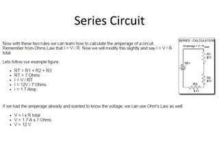Series and parallel circuits | PPSX