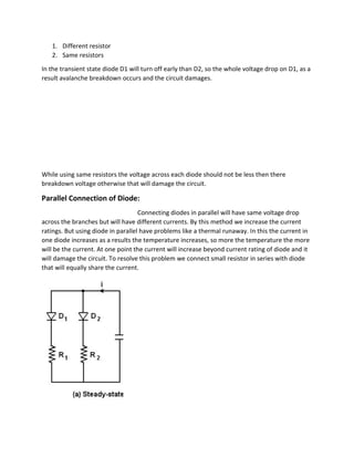 Series and parallel operation of power devices | PDF