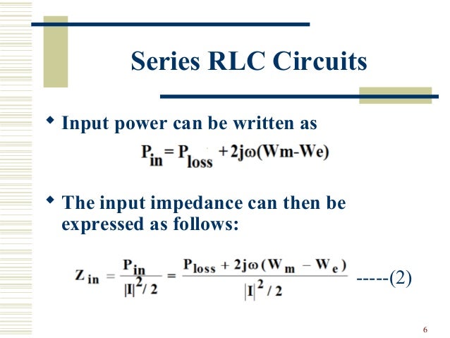 Series and parallel resonators