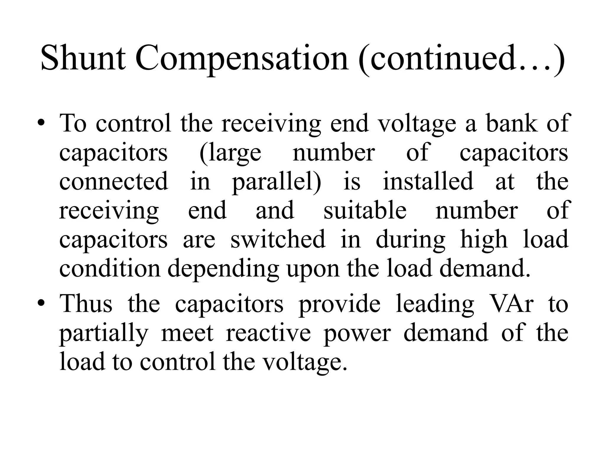 Series & shunt compensation and FACTs Devices | PPTX