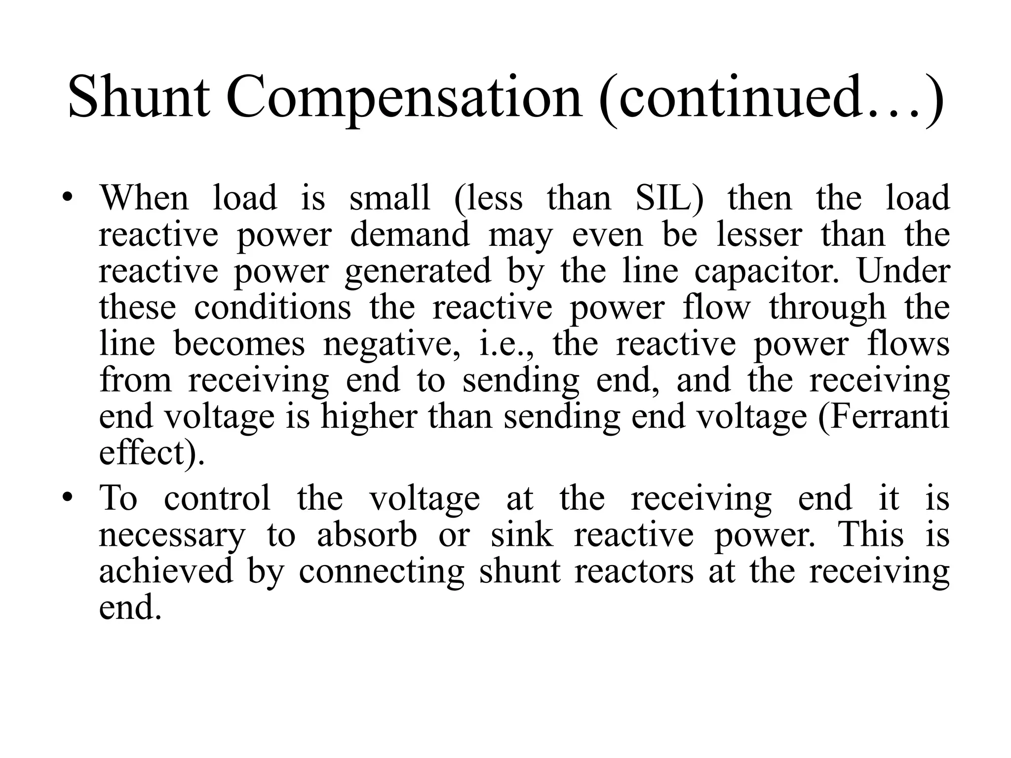 Series & shunt compensation and FACTs Devices | PPTX