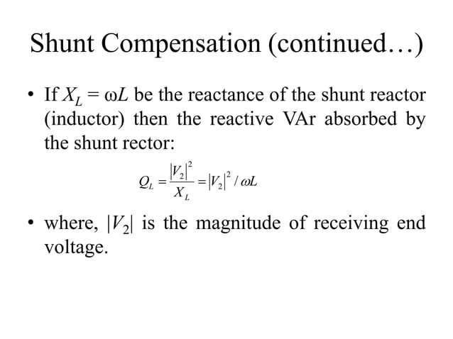 Series & shunt compensation and FACTs Devices | PPTX