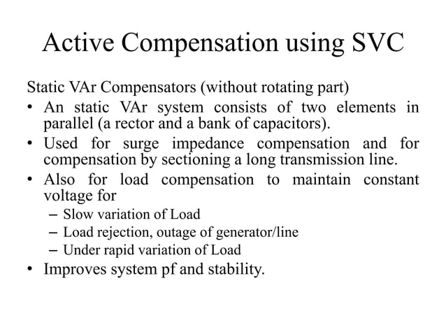 Series & shunt compensation and FACTs Devices | PPTX