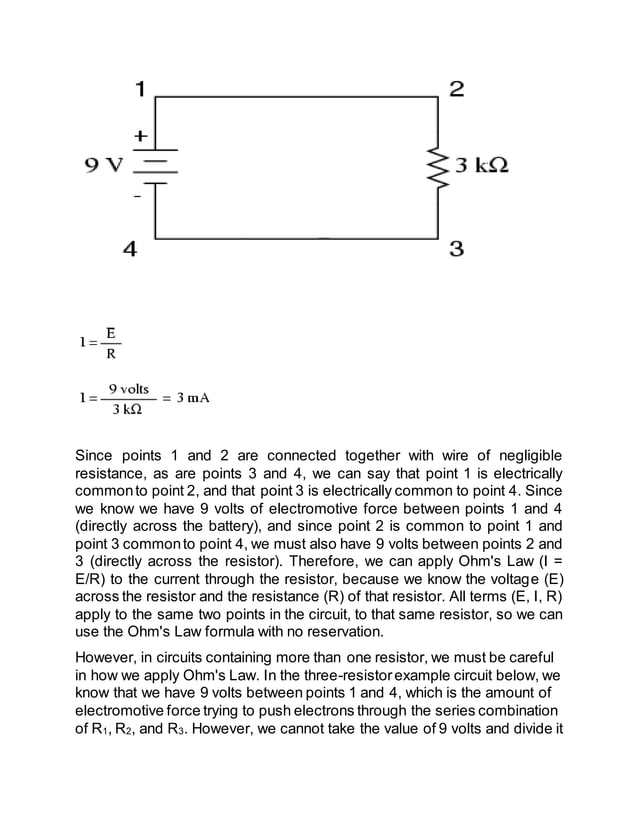 Series circuits ad parallel circuits | DOCX | Computer Networking | Computing
