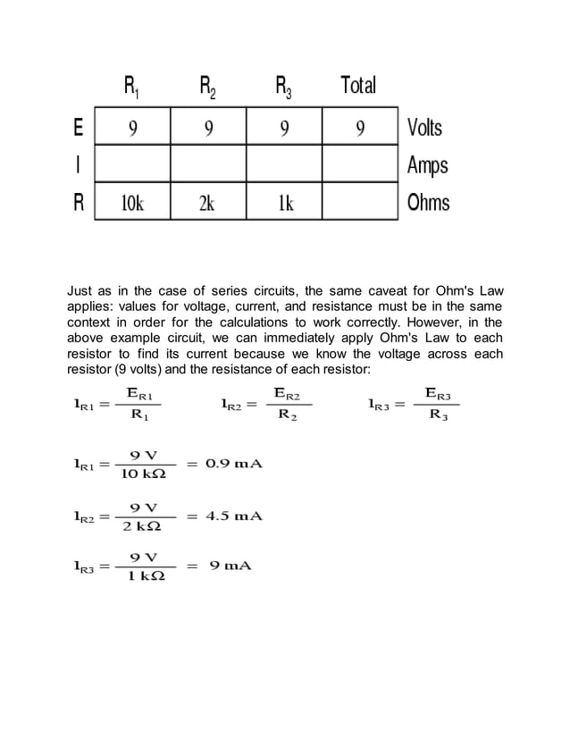 Series circuits ad parallel circuits | DOCX | Computer Networking | Computing