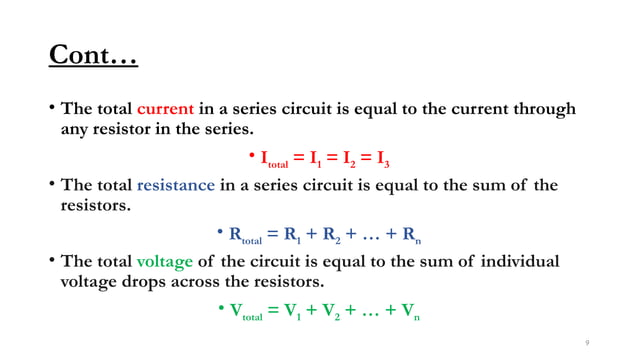 Series Circuit Sarah Ashfaq 51 , Science Teacher | PPTX