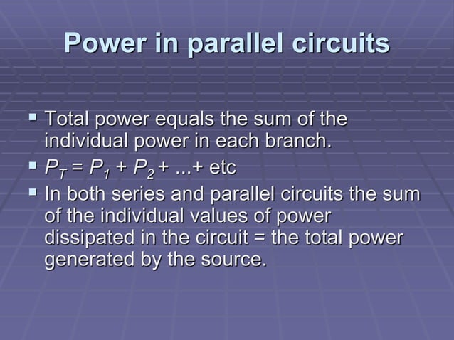 Series Ckt. and Parallel.ppt | Computer Networking | Computing