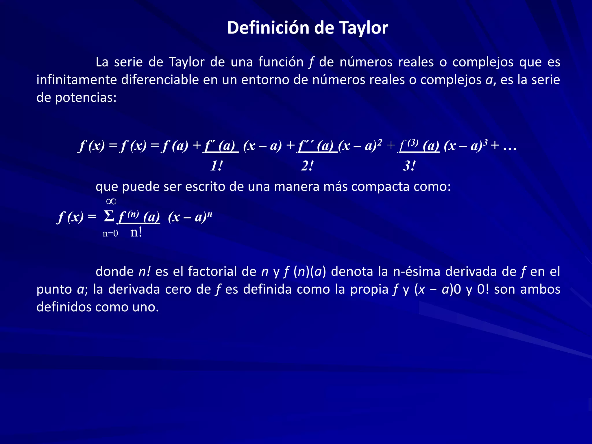 Series de taylor y fourier | PPTX